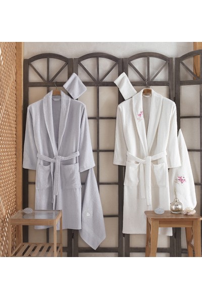 Güvenal 'pamuxu' 8 Pc Pamuklu Bornoz Seti,bornoz,bornoz Takımı, Güvenal 'pamuxu' 8 Pc Pamuklu Bornoz Seti,bornoz,bornoz Takımı,