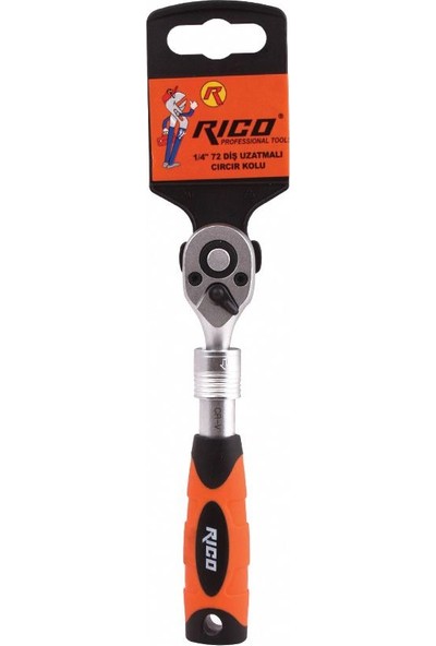 Rico 1/4 Uzatmalı Cırcır Kolu 72 Diş