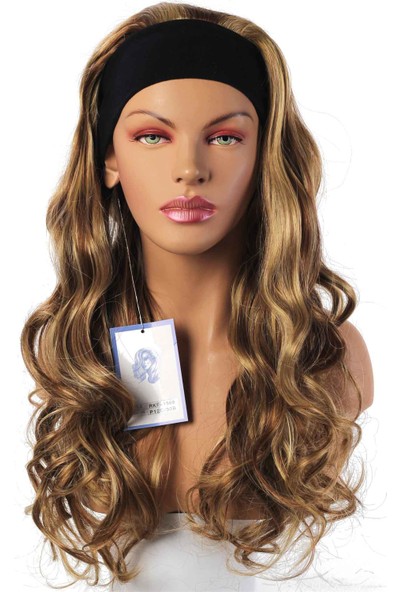 AYTUĞ PERUK RKF1568HB P12C.30B Sentetik Bandanalı Peruk Sarı Röfleli AYTUĞ PERUK RKF1568HB P12C.30B Sentetik Bandanalı Peruk Sarı Röfleli