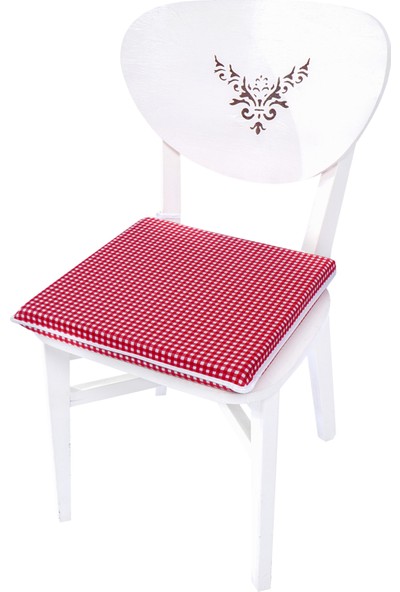Homaks Kırmızı Pötikare Sandalye Minderi 40 x 40 cm