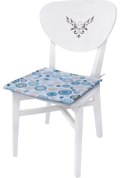 Homaks Kapitone Mavi Sandalye Minderi Çift Yönlü Kullanım 40 x 40 cm Homaks Kapitone Mavi Sandalye Minderi Çift Yönlü Kullanım 40 x 40 cm