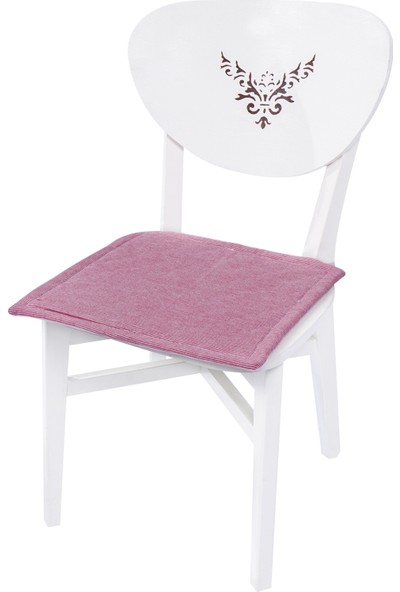 Homaks Kapitone Pembe Sandalye Minderi Çift Yönlü Kullanım 40 x 40 cm