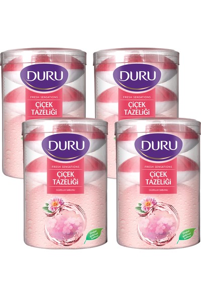 Duru Fresh Sensations Çiçek Tazeliği 16 Adet Güzellik Sabunu 4x400gr Duru Fresh Sensations Çiçek Tazeliği 16 Adet Güzellik Sabunu 4x400gr