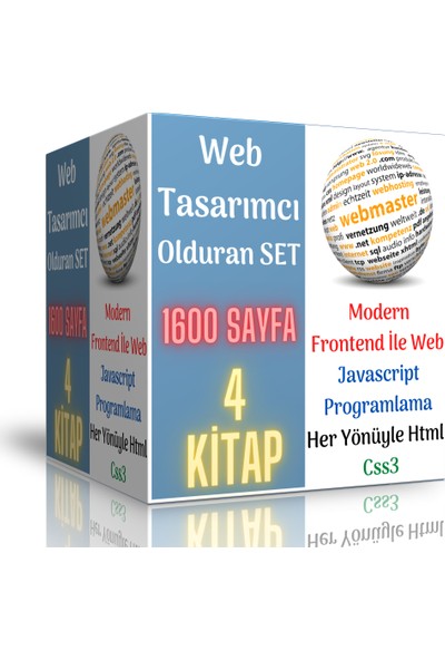 Enine Boyuna Eğitim Web Tasarımcı Olduran Set (Modern Web Tasarım Seti)