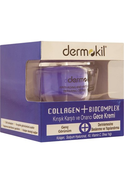 Dermokil Anti Age Kırışık Karşıtı ve Yenileyici Gece Bakım Kremi