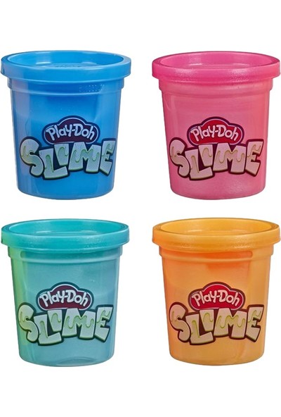 Playdoh Play-Doh Slime 4 'lü Hamur Mavi + Metalik Turkuaz + Metalik Turuncu + Metalik Pembe Playdoh Play-Doh Slime 4 'lü Hamur Mavi + Metalik Turkuaz + Metalik Turuncu + Metalik Pembe