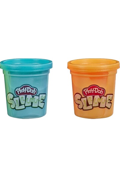 Playdoh Play-Doh Slime 2 'li Hamur Metalik Turkuaz ve Metalik Turuncu Playdoh Play-Doh Slime 2 'li Hamur Metalik Turkuaz ve Metalik Turuncu