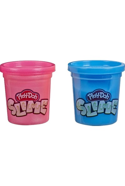 Playdoh Play-Doh Slime 2 'li Hamur Metalik Pembe ve Mavi Playdoh Play-Doh Slime 2 'li Hamur Metalik Pembe ve Mavi