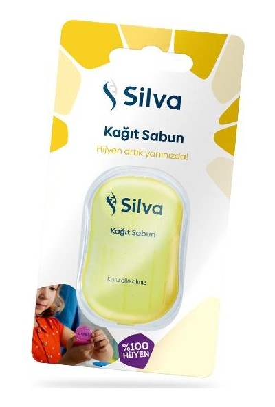 Silva Kağıt Sabun Sarı Silva Kağıt Sabun Sarı