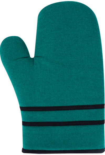 Homaks Mutfak / Fırın Eldiveni Yeşil Çuha Siyah Bantlı Homaks Mutfak / Fırın Eldiveni Yeşil Çuha Siyah Bantlı