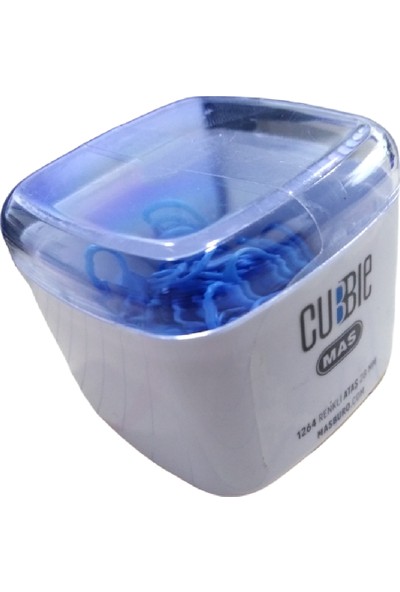 Mas 1264 Cubbie Renkli 28 mm Ataş Mavi Mas 1264 Cubbie Renkli 28 mm Ataş Mavi