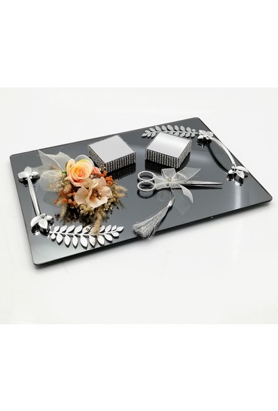 LORA DAVET Söz, Nişan, Yüzük Tepsisi DIKDÖRTGEN SOMON 53051 LORA DAVET Söz, Nişan, Yüzük Tepsisi DIKDÖRTGEN SOMON 53051