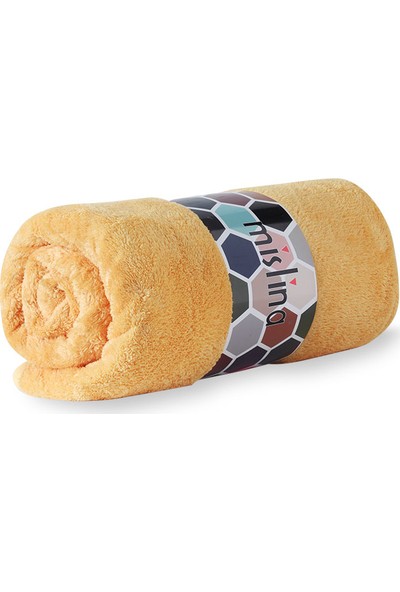 Mislina Tek Kişilik Wellsoft Battaniye - Sarı 150X200 Mislina Tek Kişilik Wellsoft Battaniye - Sarı 150X200