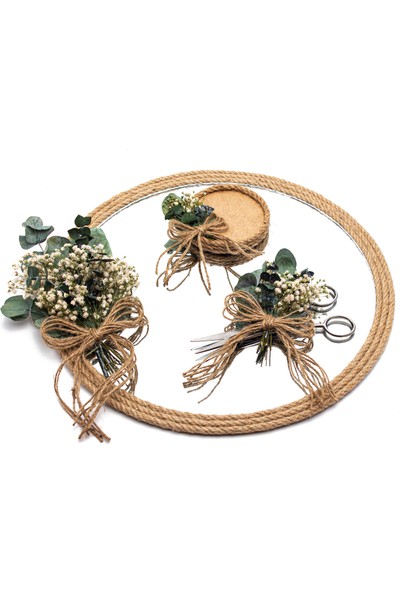 Lora Wedding Doğal Kurutulmuş Çiçekli Söz - Nişan Tepsisi Takımı Lora Wedding Doğal Kurutulmuş Çiçekli Söz - Nişan Tepsisi Takımı