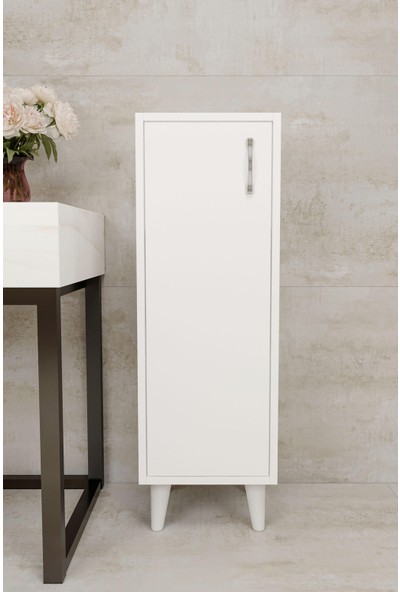 PlatinReyon Tek Kapaklı 3 Raflı Çok Amaçlı Banyo Dolabı E5 PlatinReyon Tek Kapaklı 3 Raflı Çok Amaçlı Banyo Dolabı E5