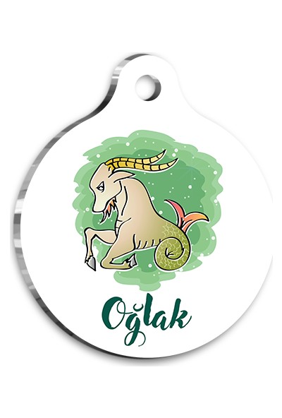 Pet Tag Art Oğlak Burcu Kedi Köpek Künyesi Small 2 x 3,5 cm Pet Tag Art Oğlak Burcu Kedi Köpek Künyesi Small 2 x 3,5 cm