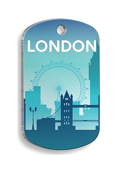 Pet Tag Art Londra Figür Asker Kedi ve Köpek Künyesi Small 2 x 3,5 cm Pet Tag Art Londra Figür Asker Kedi ve Köpek Künyesi Small 2 x 3,5 cm