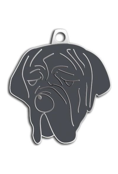 Pet Tag Art Napolitan Mastiff Köpek Künyesi