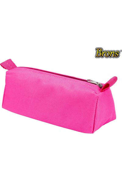 Brons BR-3020 Kalem Kutu Tek Bölmeli Üçgen Pembe