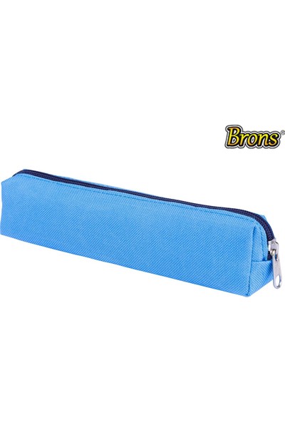 Brons BR-3010 Orta Boy Sosis Kalem Kutu Açık Mavi Brons BR-3010 Orta Boy Sosis Kalem Kutu Açık Mavi