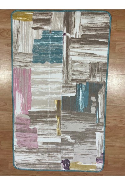 Aksu Paspas Dikişli Desenli Renkli 60 x 100 cm Aksu Paspas Dikişli Desenli Renkli 60 x 100 cm