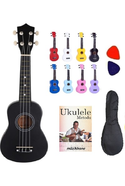 Müzikhane Soprano Ukulele+Kılıf+Metot ve Pena Müzikhane Soprano Ukulele+Kılıf+Metot ve Pena