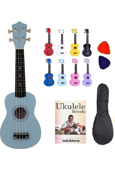 Müzikhane Soprano Ukulele+Kılıf+Metot ve Pena Müzikhane Soprano Ukulele+Kılıf+Metot ve Pena