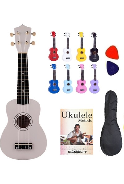 Müzikhane Soprano Ukulele+Kılıf+Metot ve Pena Müzikhane Soprano Ukulele+Kılıf+Metot ve Pena