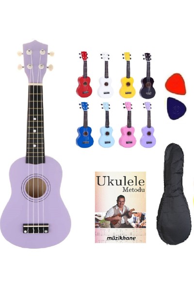 Müzikhane Soprano Ukulele+Kılıf+Metot ve Pena Müzikhane Soprano Ukulele+Kılıf+Metot ve Pena