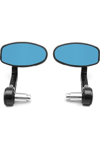 Buyfun 2'li Cnc Motosiklet Bar Sonu Siyah Dikiz Yan Aynalar Buyfun 2'li Cnc Motosiklet Bar Sonu Siyah Dikiz Yan Aynalar