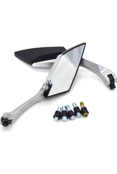 Buyfun Evrensel Motosiklet Scooter Yan Dikiz Aynaları Modifikasyon
