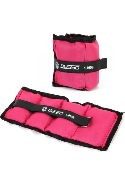 Busso BS31 El Ayak Ağırlığı Pembe 1 Kg*2 Adet