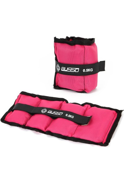 Busso BS30 Busso El Ayak Ağırlığı Pembe 0,5kg*2 Adet