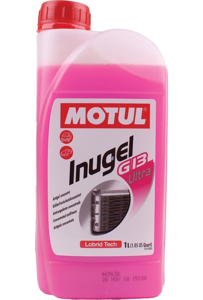 Motul Inugel G13 Ultra Konsantre Antifriz Pembe 1lt 30.03.2021