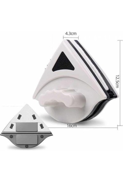 Ekostem Mıknatıslı Cam Pencere Silme Aparatı Ince Tekli Camlar Için 3-8 mm