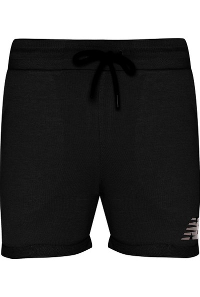 New Balance Kadın Siyah Spor Şort WPS1104-BK
