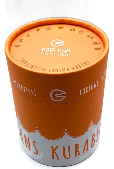 Şans Kurabiyesi For Fun Fortune Cookıe (Çocuklar Için) 10'lu Kutu Şans Kurabiyesi For Fun Fortune Cookıe (Çocuklar Için) 10'lu Kutu