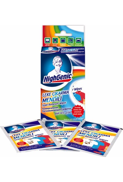 HighGenic Leke Çıkarıcı Mendil 10 Lu Kutu