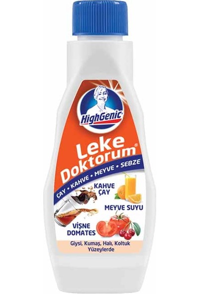 HighGenic Leke Doktorum ÇAY, KAHVE, MEYVE-SEBZE Leke Çıkarıcı 200 ml