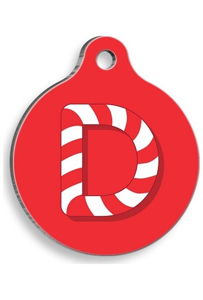 Pet Tag Art Şeker Şekilli Harf Yuvarlak Kedi ve Köpek Künyesi Medium 3 cm Pet Tag Art Şeker Şekilli Harf Yuvarlak Kedi ve Köpek Künyesi Medium 3 cm