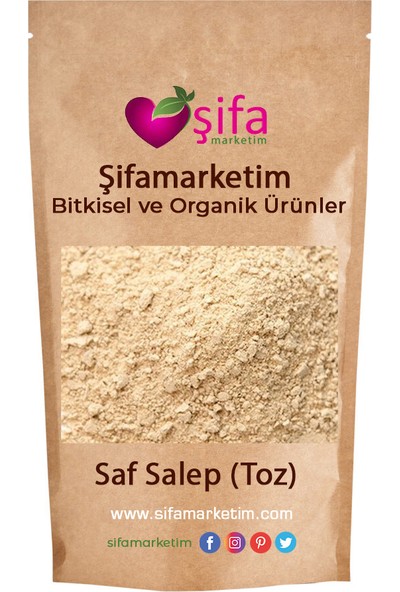 Şifamarketim Saf Salep (Toz) 50 gr