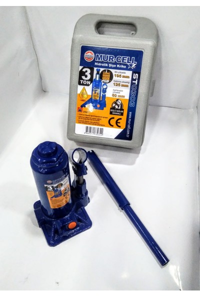 Mur-Cell Kş03 Şişe Kriko 3 Ton Mur-Cell Kş03 Şişe Kriko 3 Ton