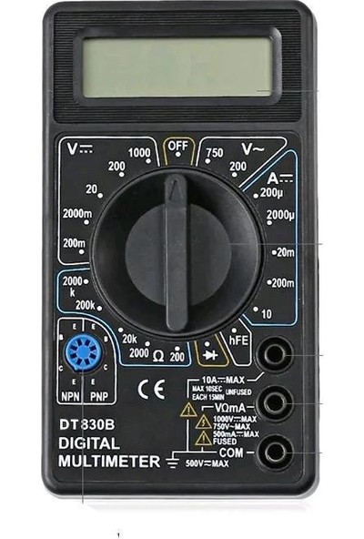 Temiz Pazar Dijital Multimetre Voltmetre Ampermetre Temiz Pazar Dijital Multimetre Voltmetre Ampermetre