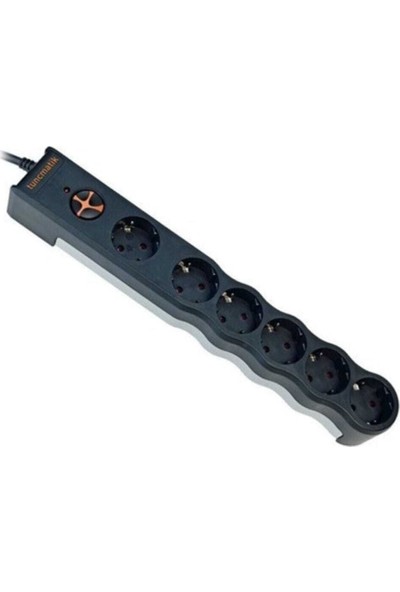 Tunçmatik Zent Tunçmatik TSK6137 6lı 1050 J Siyah 1.5m Powersurge Akım Korumalı Priz 8697842806444 Tunçmatik Zent Tunçmatik TSK6137 6lı 1050 J Siyah 1.5m Powersurge Akım Korumalı Priz 8697842806444