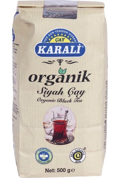 Karali Organik Siyah Çay 500 gr