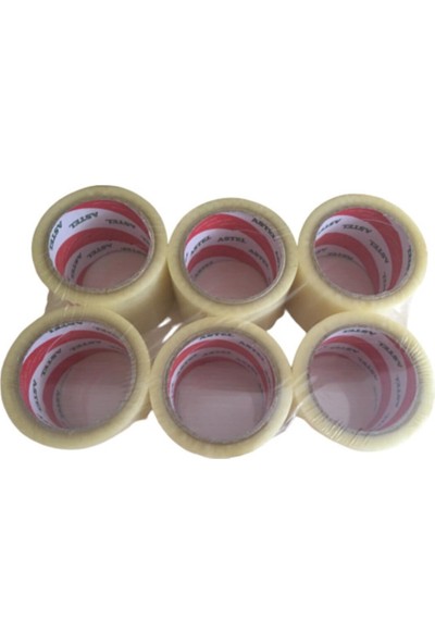 Astel Koli Bandı 45 mm x 40 Metre Şeffaf Koli Bant 6'lı Paket Astel Koli Bandı 45 mm x 40 Metre Şeffaf Koli Bant 6'lı Paket