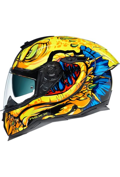 Nexx SX.100R Abisal Sari-Mavi Kask Nexx SX.100R Abisal Sari-Mavi Kask