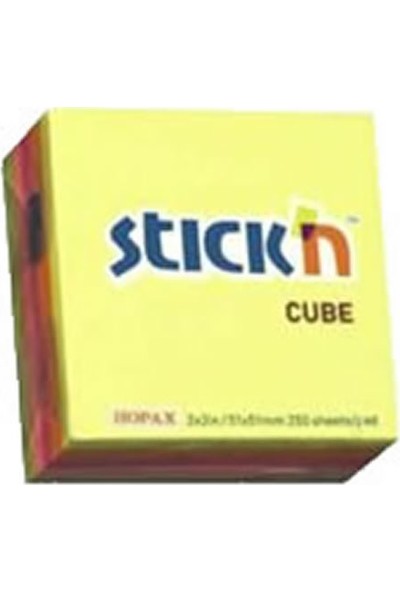 Gıpta 250 Yaprak 50 x 50 Stickn Küp Blok Not Kağıdı Gıpta 250 Yaprak 50 x 50 Stickn Küp Blok Not Kağıdı