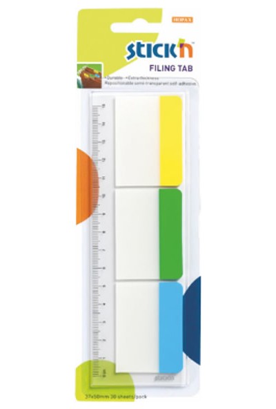 Gıpta Stickn 38X50 3 Renk 30 Yaprak Cetvelli Film Ayracı Gıpta Stickn 38X50 3 Renk 30 Yaprak Cetvelli Film Ayracı