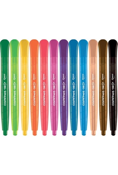 Maped 860612 Color'peps Çevirmeli Mum Boya 12'li Maped 860612 Color'peps Çevirmeli Mum Boya 12'li